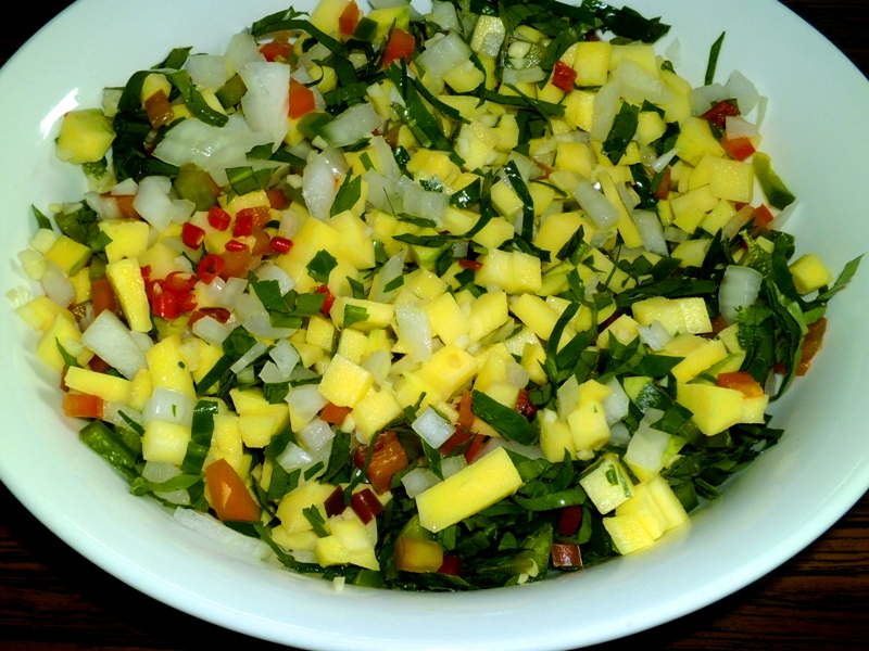 Mi cocina: Picante de mango pintón