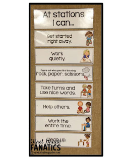 First Grade Fanatics: How I Do Literacy and Math Stations