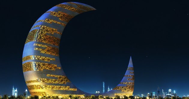 Arsitektur hari ini and future: Crescent Moon Tower