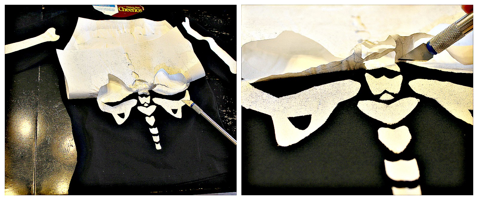 Make Your Own-- Easy- Skeleton Costume.