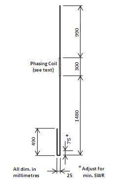 Amateur Radio : J-Pole Collinear for 2m