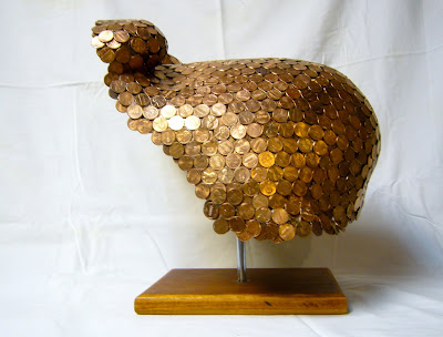 Tim Bunton Sculpture: Pregnant penny torso