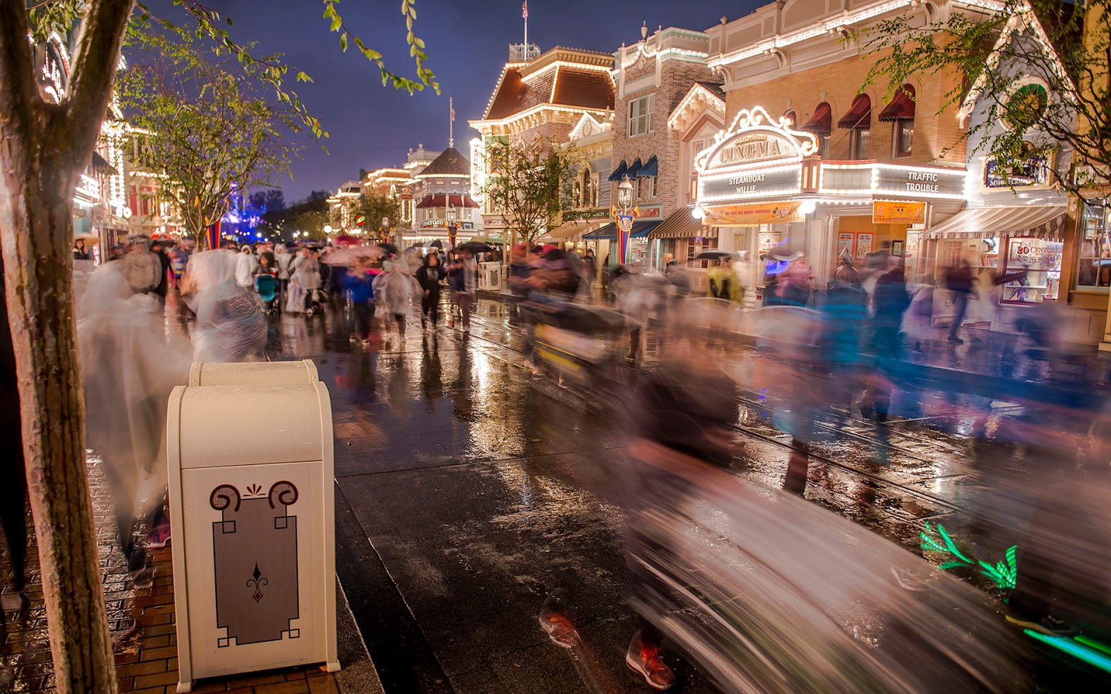Rain Drops Keep Falling on Main Street