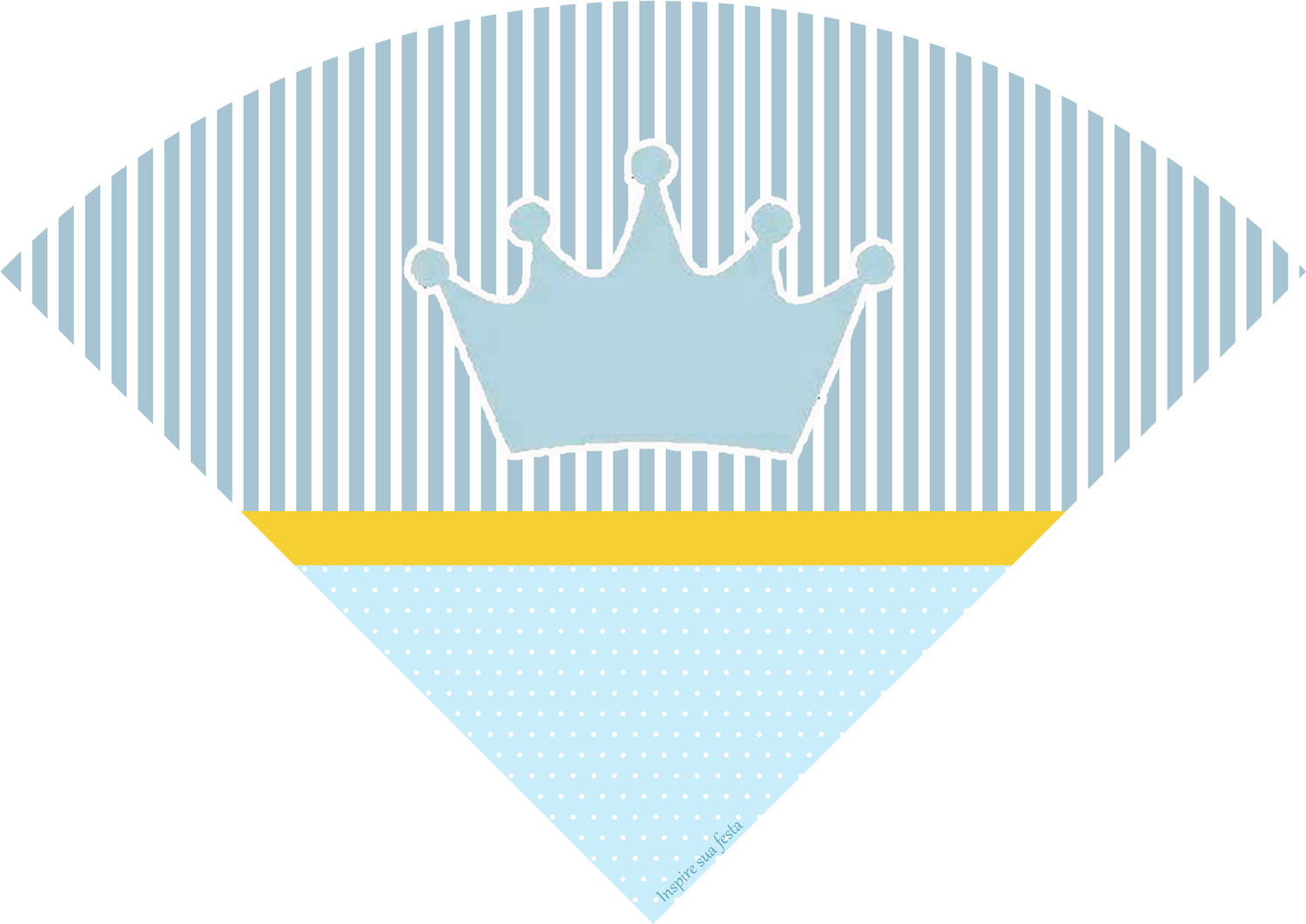Light Blue Crown: Free Printable Invitations, Boxes and Free Party ...