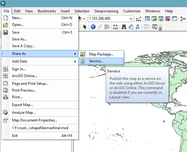 Gis Developer Help How To Publish Shape File On Arcgis Server