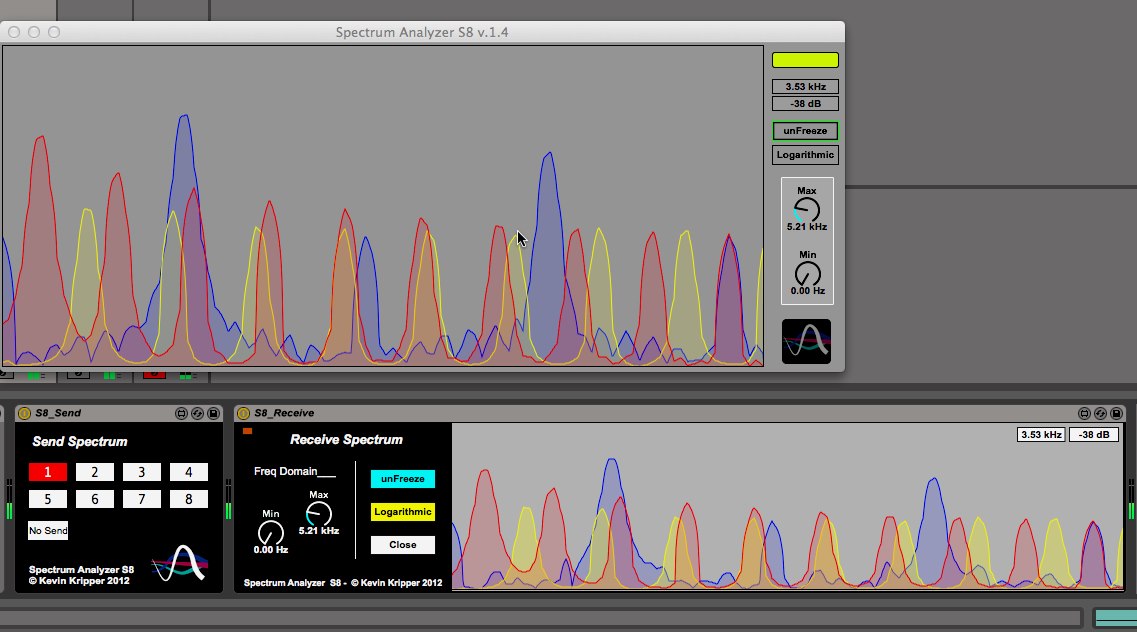 MATRIXSYNTH: Spectral Analyzer S8 for Max For Live