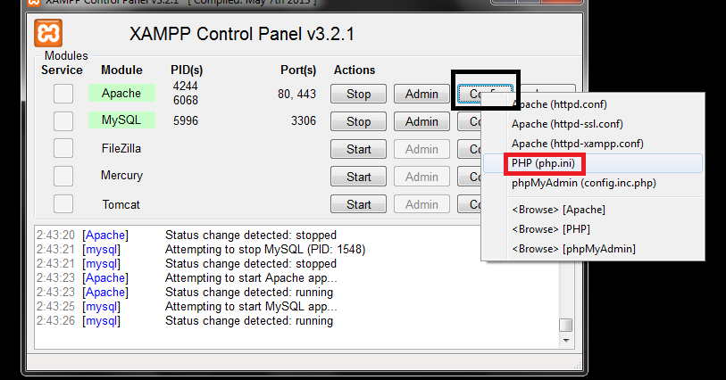 Cara Mengubah perbedaan tanggal dan jam sesuai timezone di xampp ...