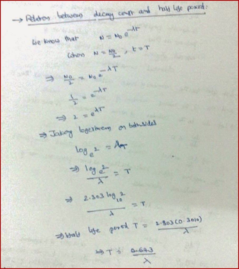 Radio Activity and Half Life Period | IIT JEE and NEET Physics