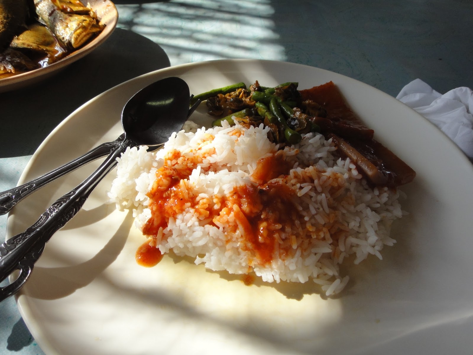 INTANBLING: breakfast nasi putih @ kuala kedah