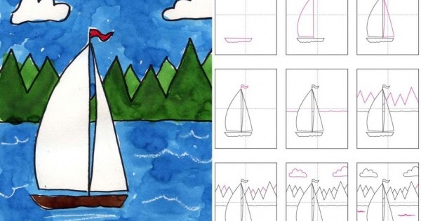 Játékos tanulás és kreativitás: Vitorlás hajó rajzolása, festése