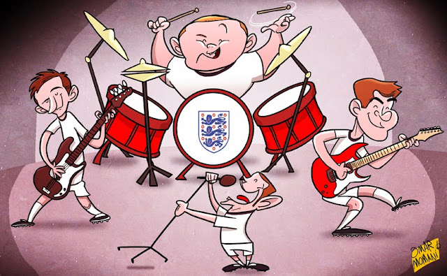 Omar Momani cartoons: A tribute to England 2014