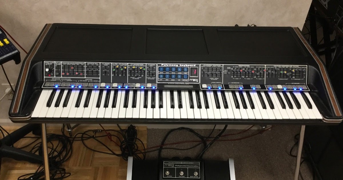 MATRIXSYNTH: Polymoog 203a Keyboard Synthesizer with original 285 Dual ...