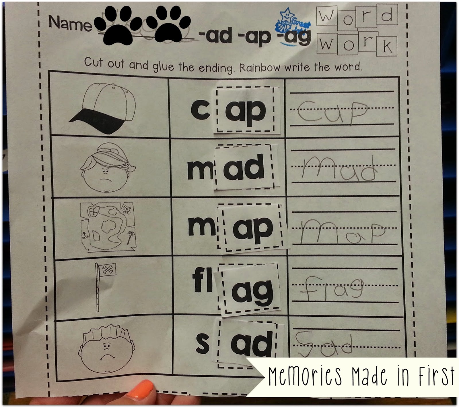 Memories Made in First: Word Work...This is How We Do It