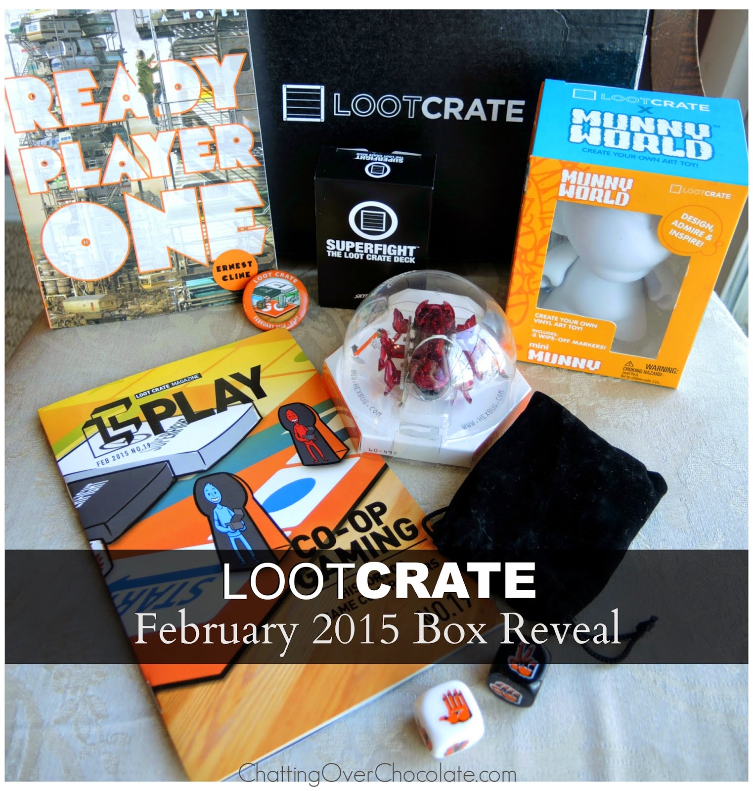 Chatting Over Chocolate: Loot Crate February 2015 Subscription Box Reveal