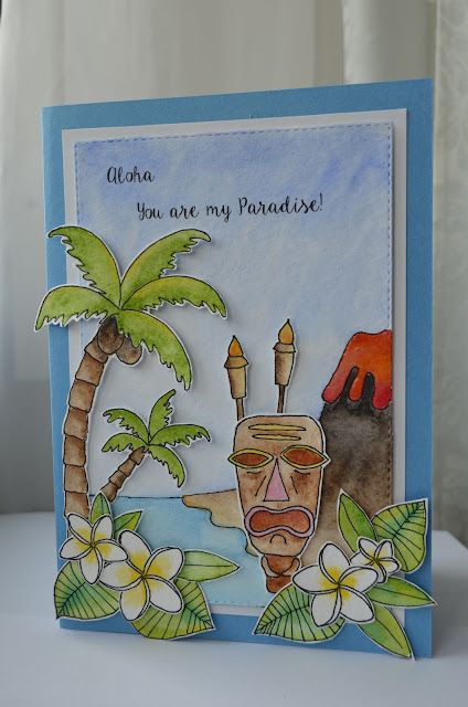 Hawaii Card ~ Stuff and Spice