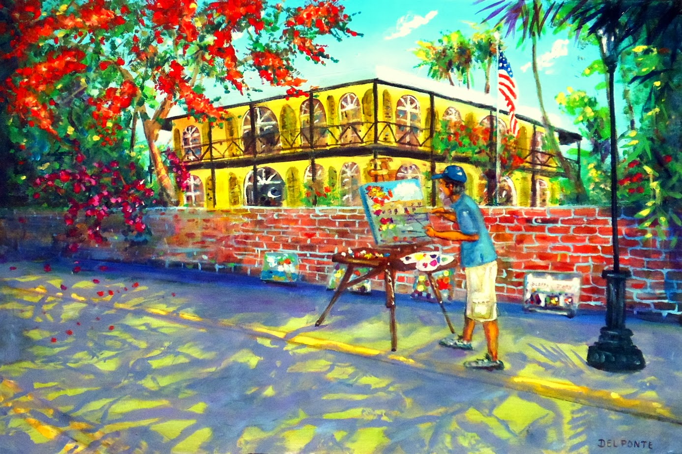 DEL PONTE Style Full Time Professional Artist: KEY WEST PAINTINGS by ...