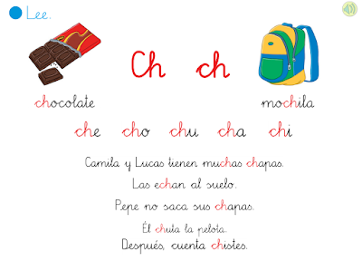 APRENDEMOS DISFRUTANDO EN 1º: ¡A POR LA LETRA CH!
