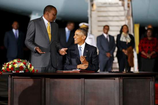 Obama Praises Kenya’s President Uhuru Kenyatta For His Anti-Corruption ...