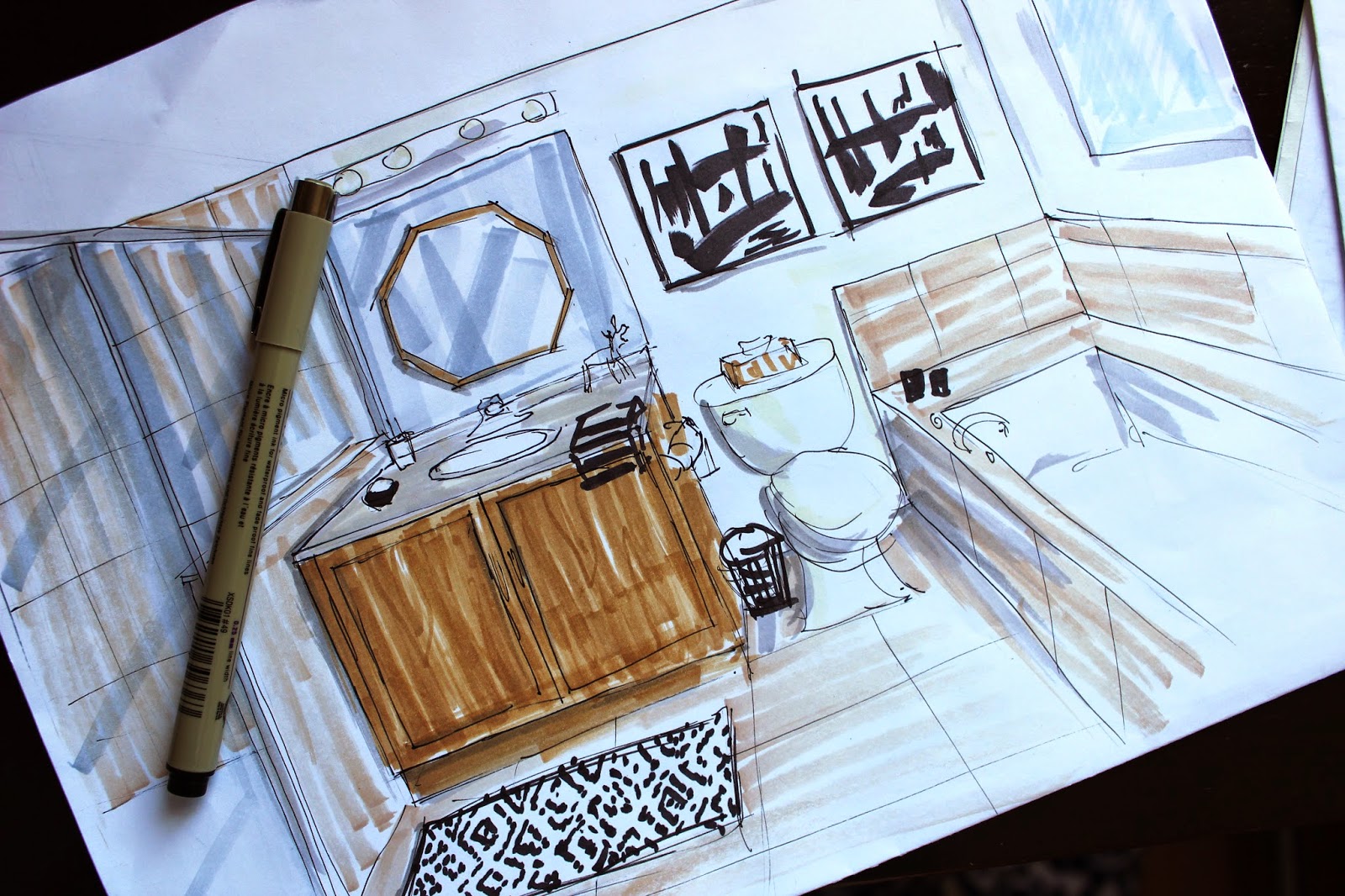 Tiffany Leigh Interior Design: Update a Basic, Beige, Builder's ...