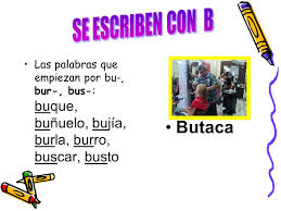 Palabras con bu-, bur- y bus. | Curioseando y aprendiendo