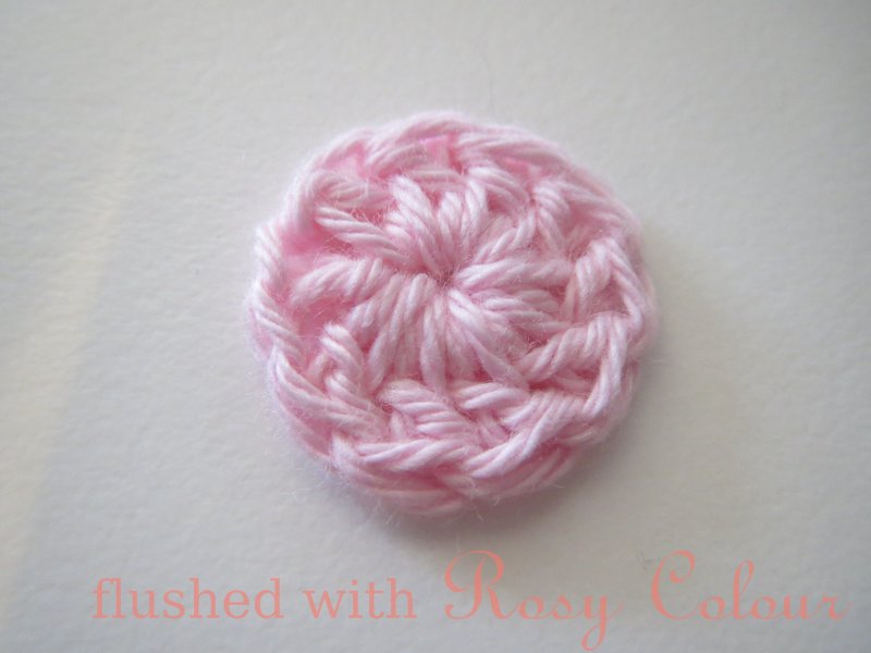 Flushed with Rosy Colour: Rosy's Flower, free pattern