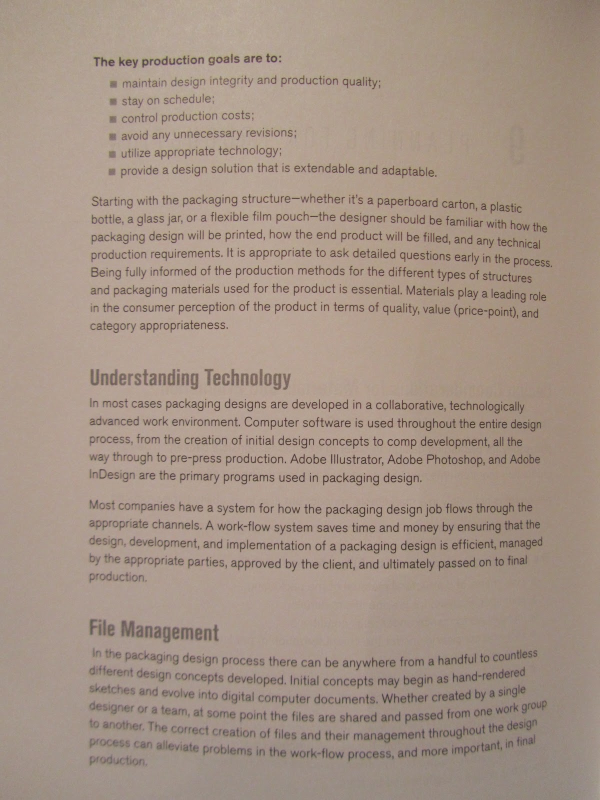 Design Context: Print Production Book.