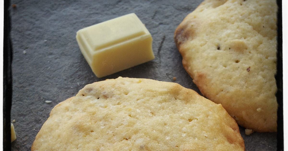 Cookies de chocolate blanco y pistachos
