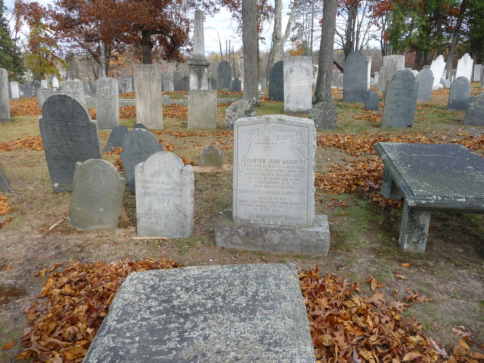 Nutfield Genealogy: Moor Family - Tombstone Tuesday