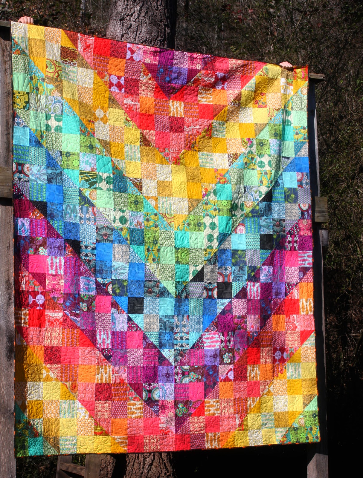 Old Red Barn Co.: Color Dive Quilt