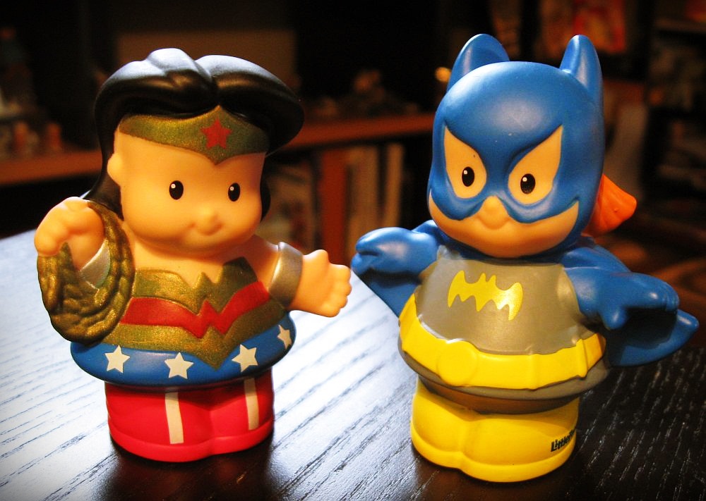 Lair of the Dork Horde: DC Heroes Fisher-Price Little People!