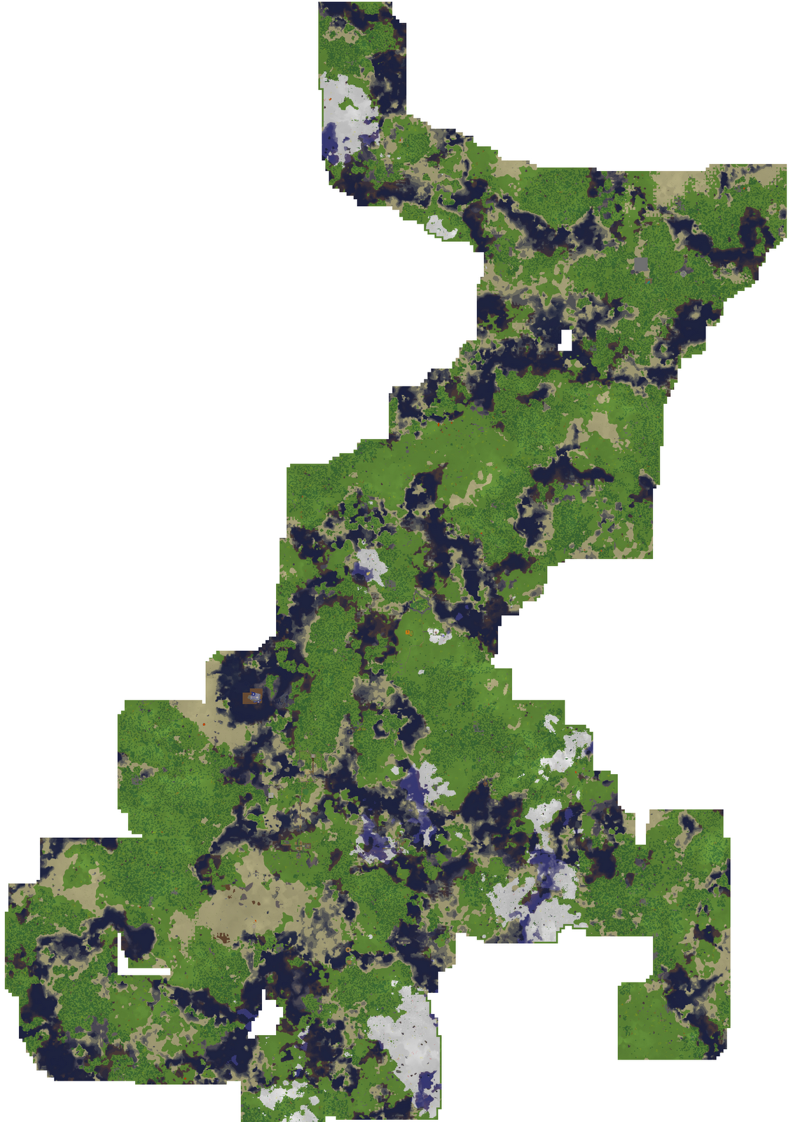 Minecraft Echo Server: Server Map