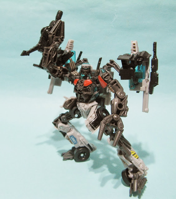 TRANSFORMERS : Dark of the Moon Deluxe class Autobot Armor Topspin變形金剛黑 ...