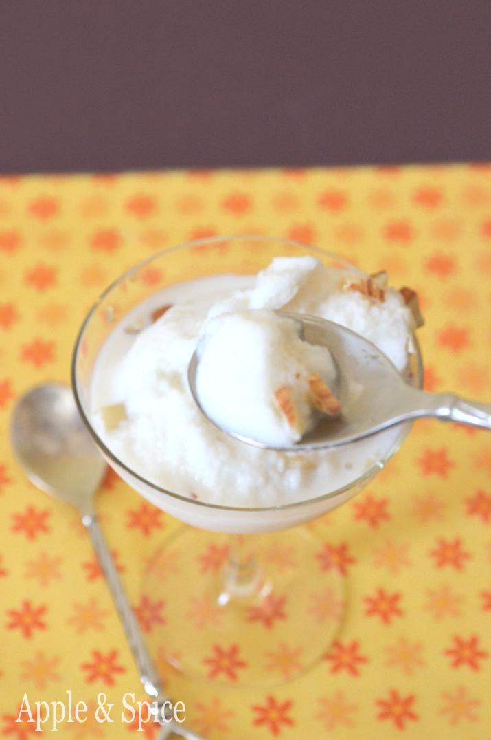 Apple & Spice: Buffalo Milk, Honey & Almond Gelato