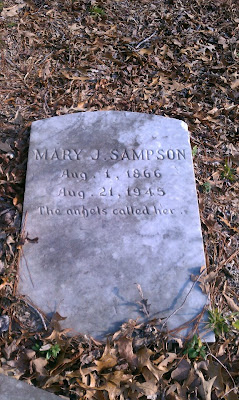 Those Places Thursday: Cemetery At Mt Olive AME Zion Church