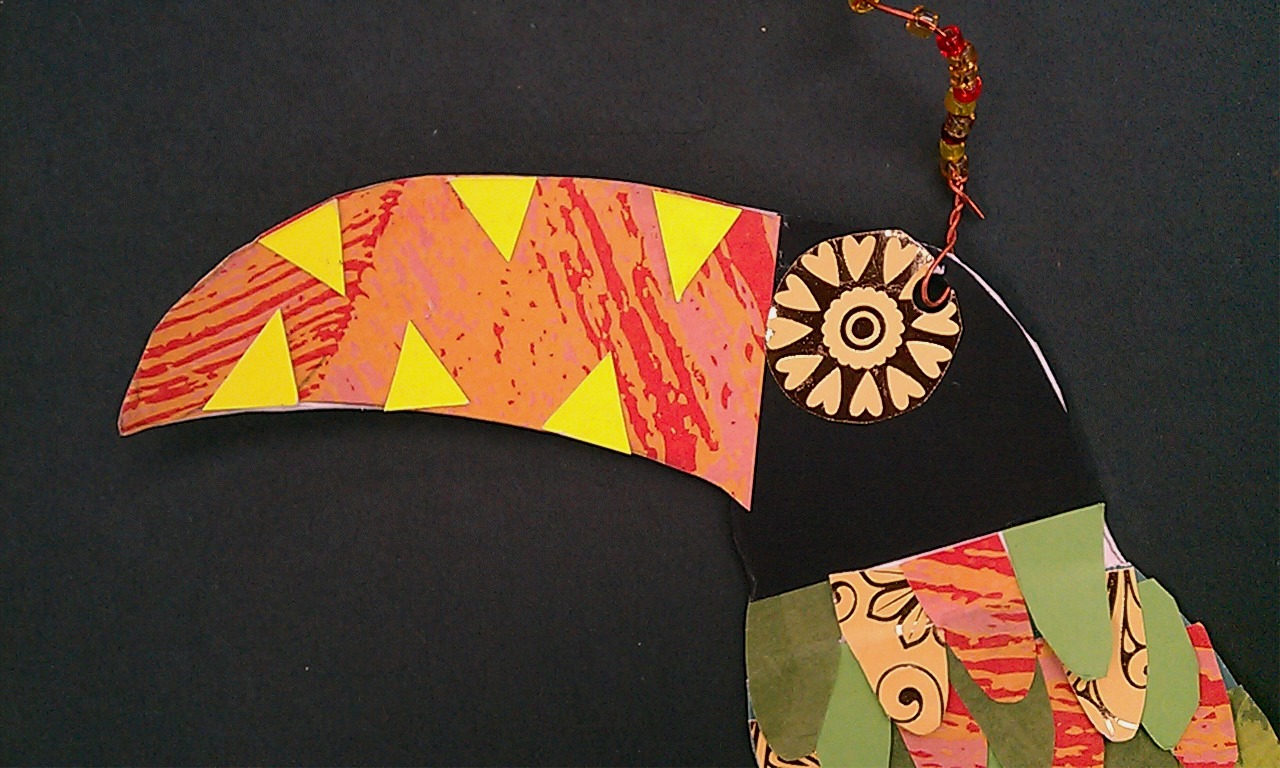 The David Lubin Art Studio: Rain Forrest Birds