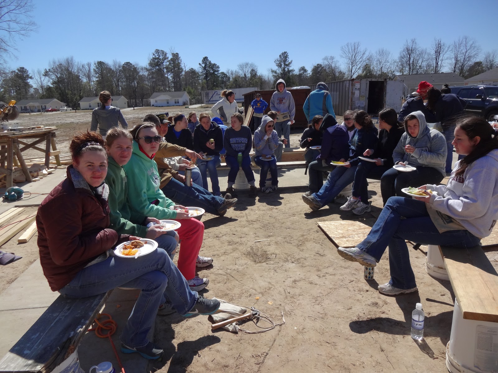 Habitat Alternative Spring Break Trip to Sumter, SC: Day One : Complete!