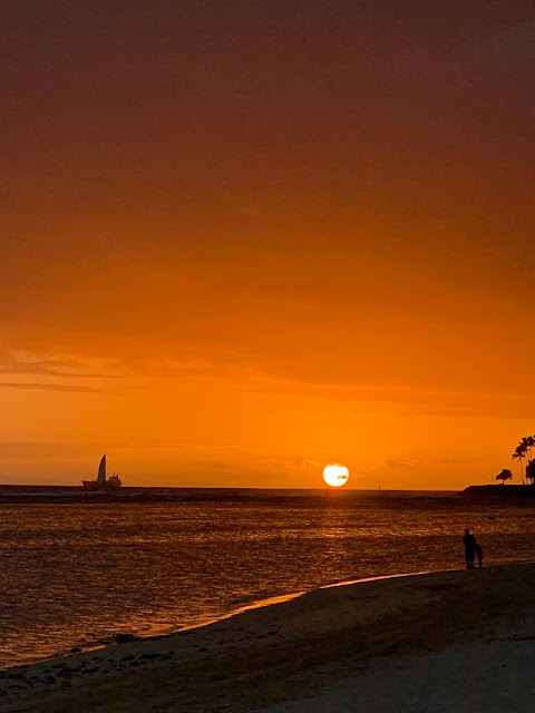 Just Drake's View : The September Sunset in Hawaii