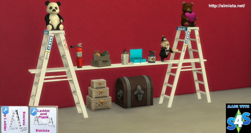 Simista A little sims 4 blog : Ladder deco set