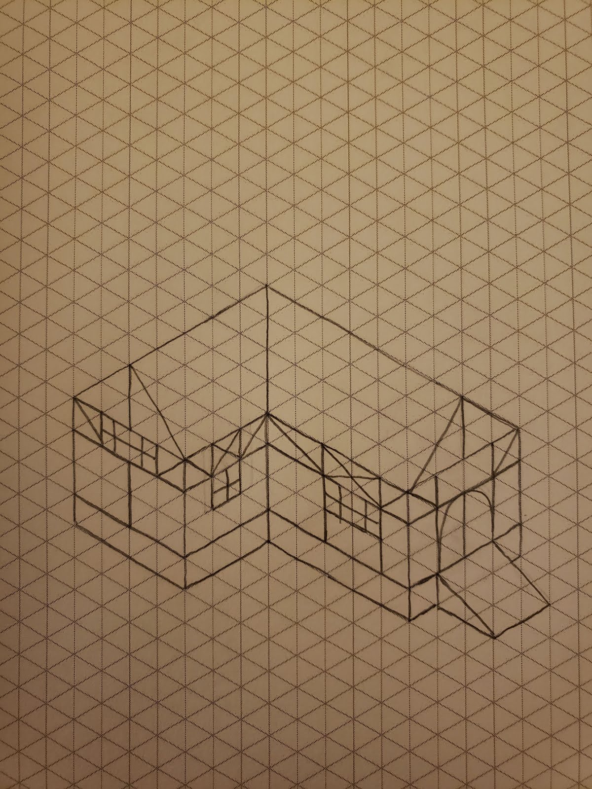 How to Draw an Isometric Village