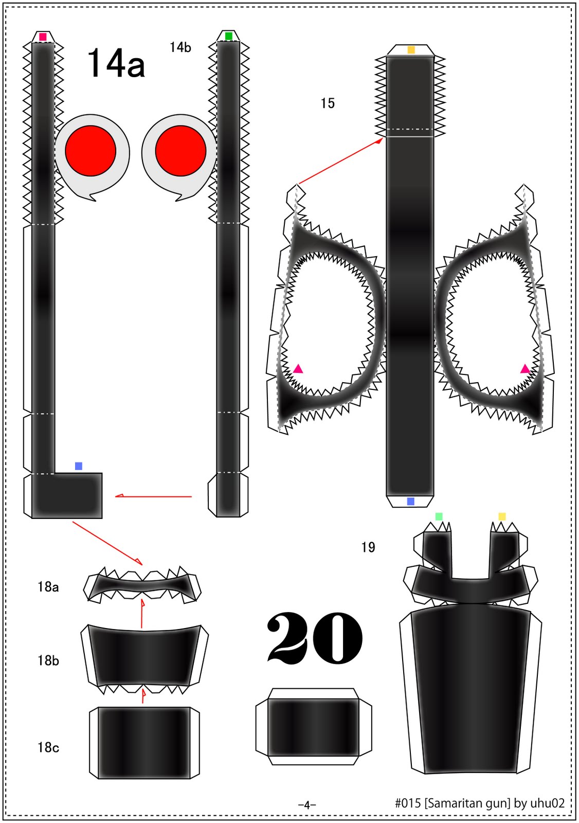 papercrafts de todos los niveles: aqui hay papercrafts de distintas armas
