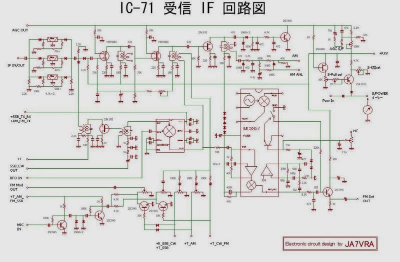 ジャンクな電子工作＆徒然落書き帳: IC-71 IF回路ブロック