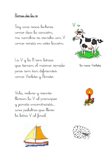 Mi blog de primero: HA LLEGADO LA V