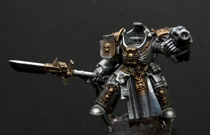 The Brush Brothers: Grey Knights Chapter Master painting tutorial (step ...