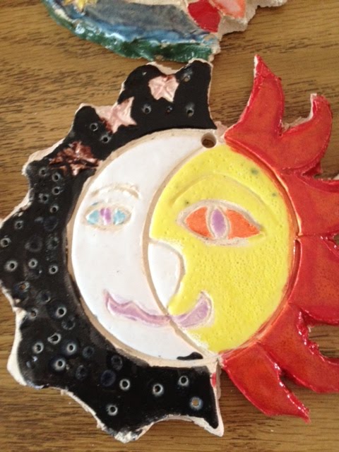 Fabulous Fifth Grade: Sun /Moon Clay Project
