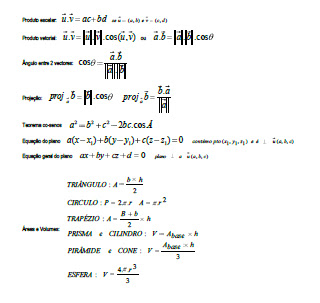 5º a 12º Explicações científicas: Formulário Matemática 10º a 12º ano ...