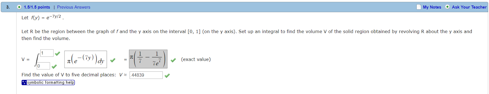 Webassign HW 02 6.1 - Answers/Explanations