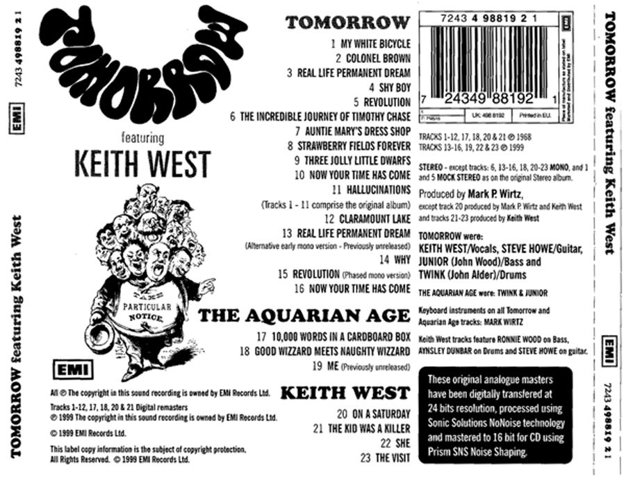 BlogRoddus: Tomorrow - tomorrow (UK 1968)