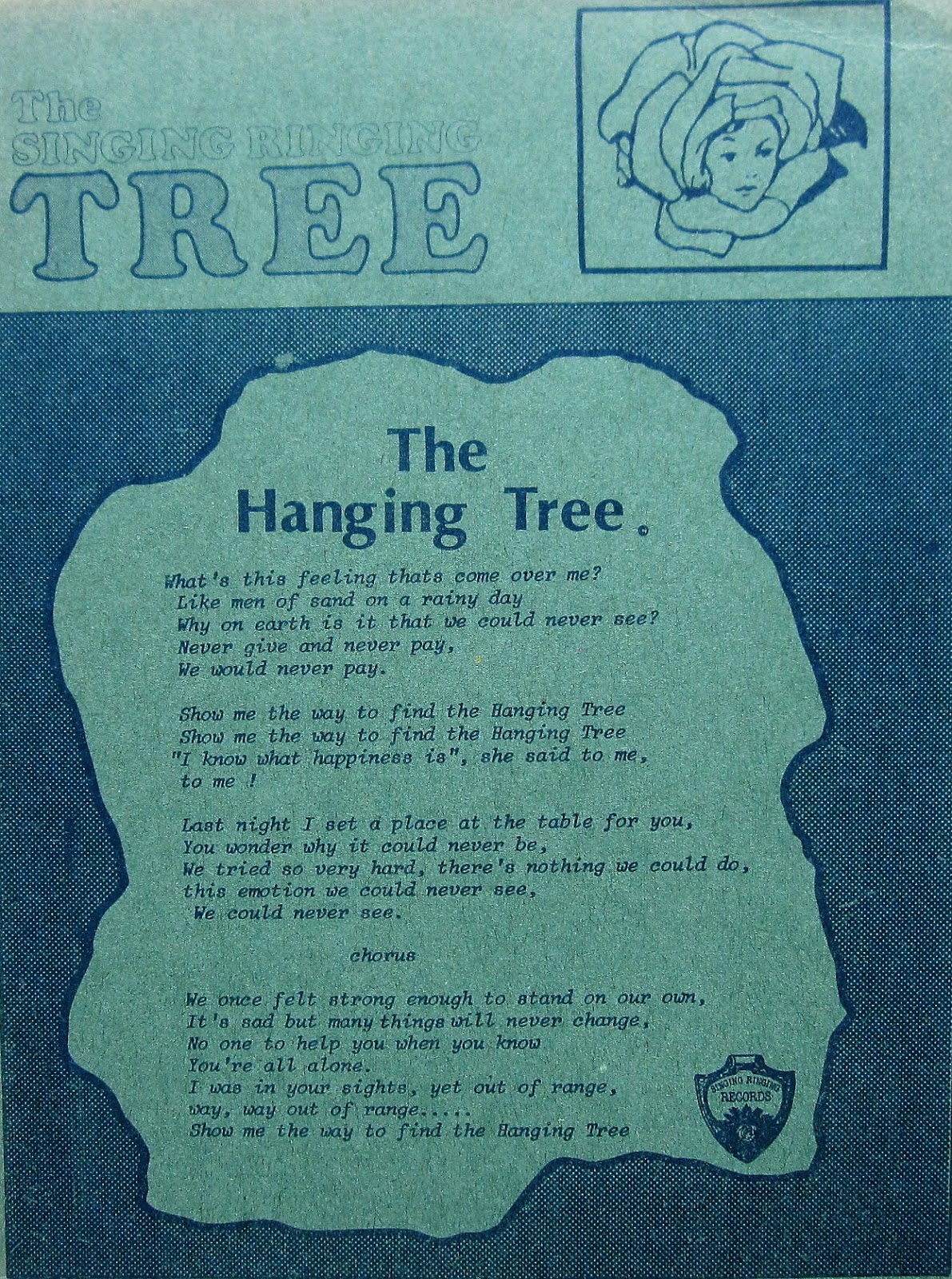From A Northern Place: The Singing Ringing Tree ‎- The Hanging Tree (7")