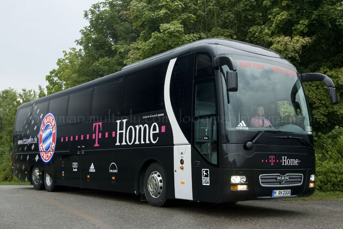 Peep Official Bayern Munich Bus, Hansa Rostock, German national team ...