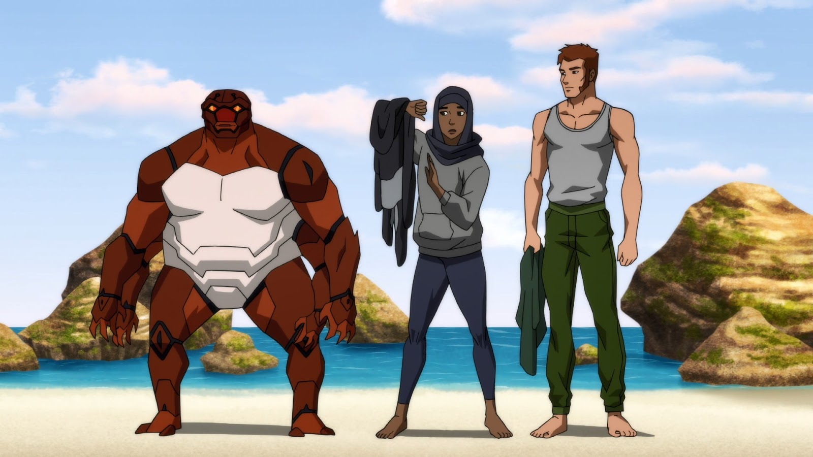 Anime Feet: Young Justice: Violet Harper (Halo)